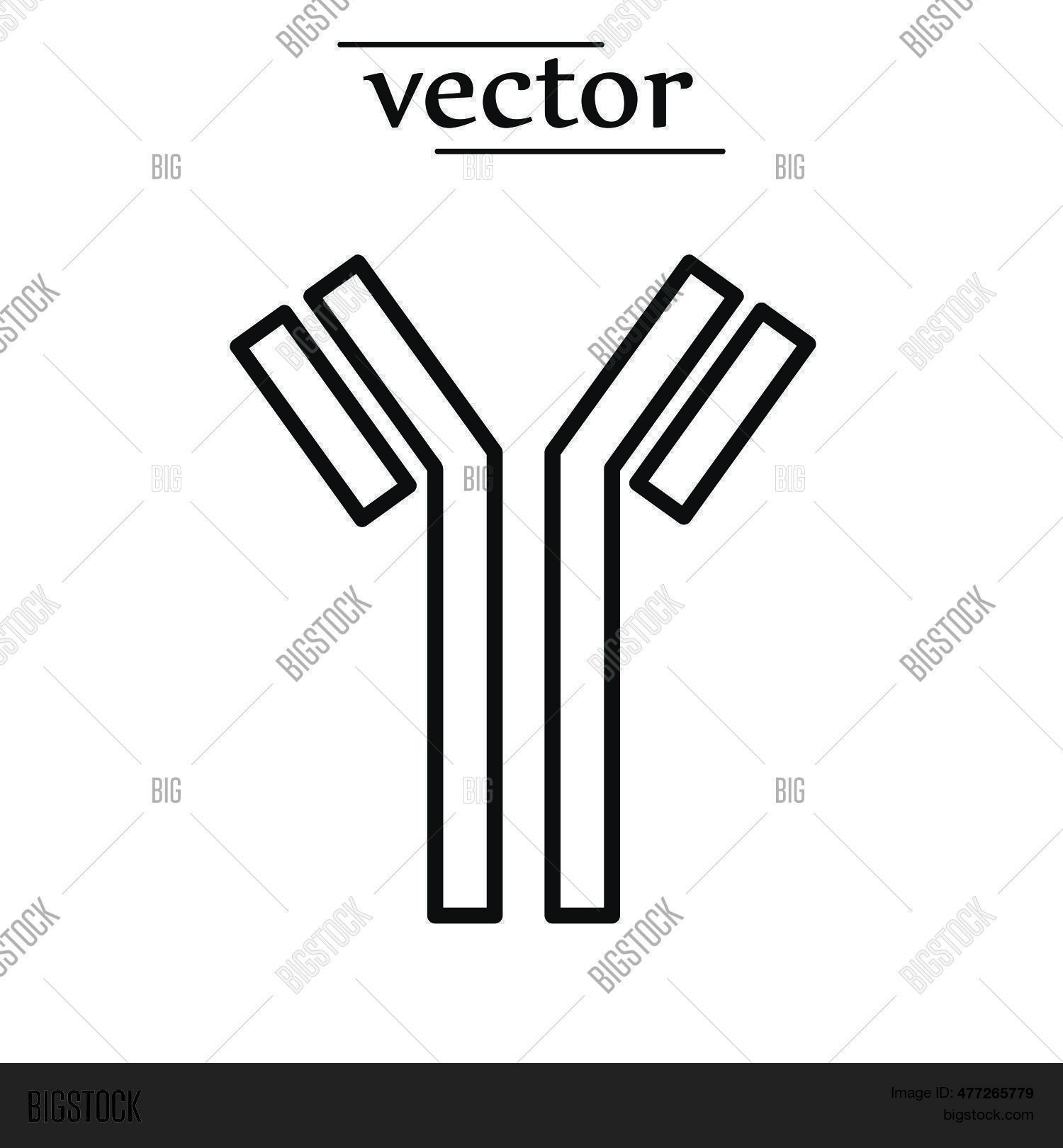 Antibody Icon Vector Vector & Photo (Free Trial) | Bigstock