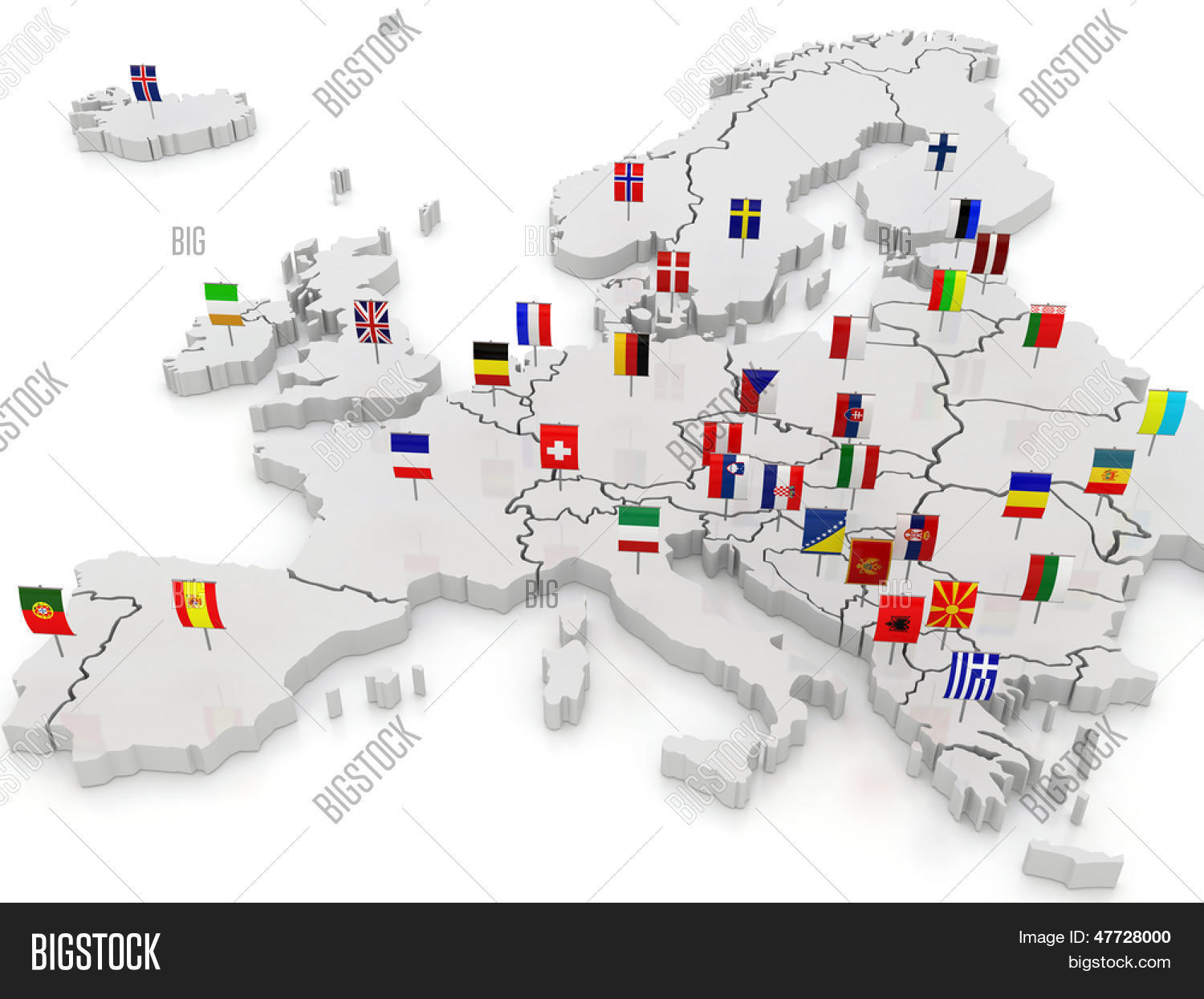 Three-dimensional Map Image & Photo (Free Trial) | Bigstock