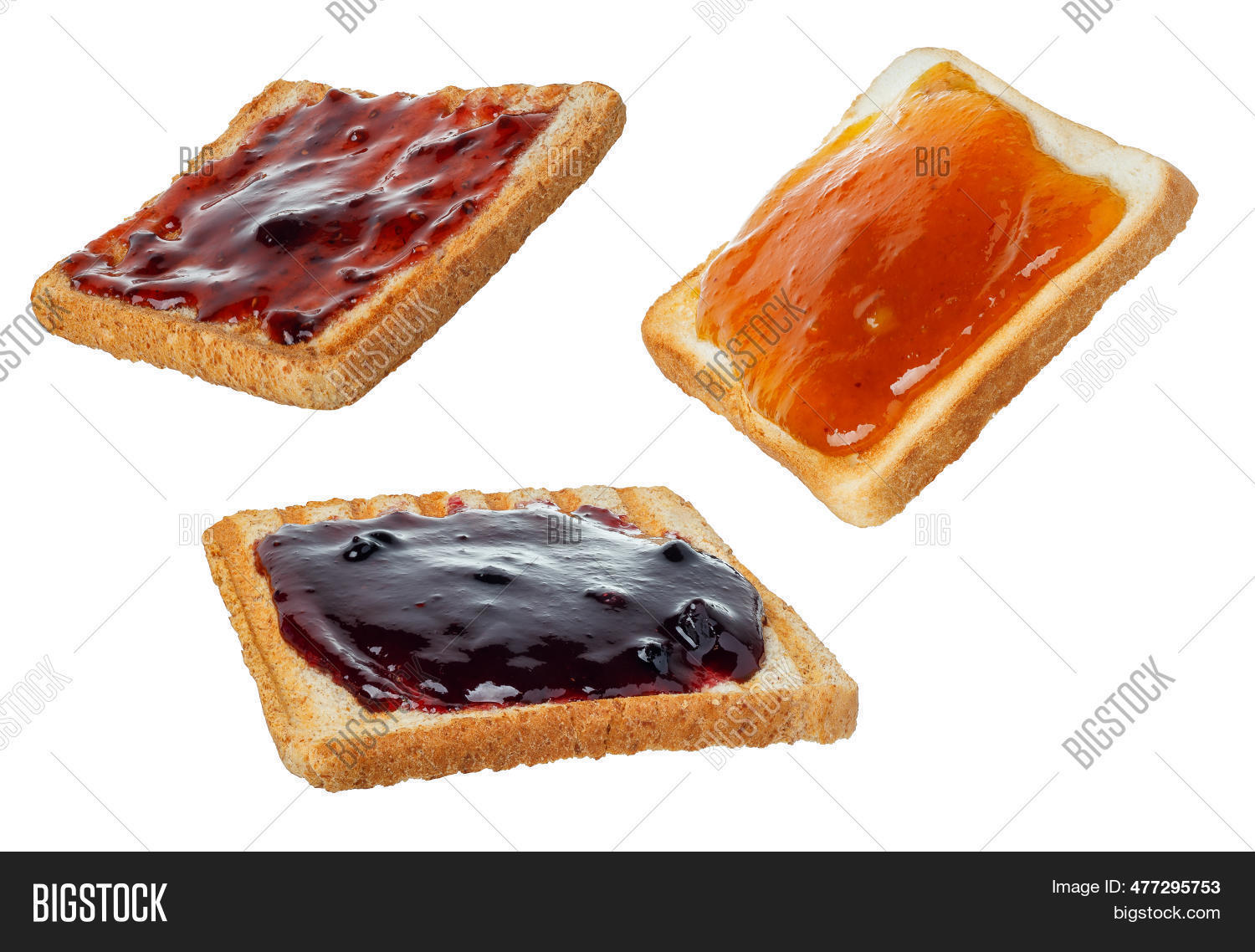 Set Bread Toasts Image & Photo (Free Trial) | Bigstock
