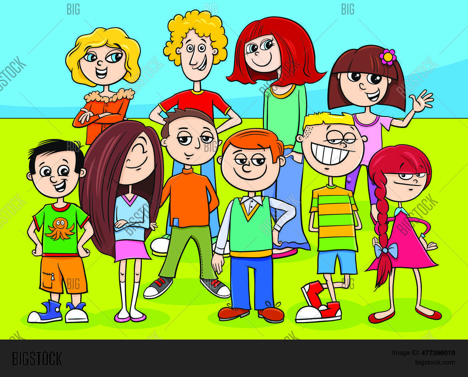 Cartoon Illustration Vector & Photo (Free Trial) | Bigstock