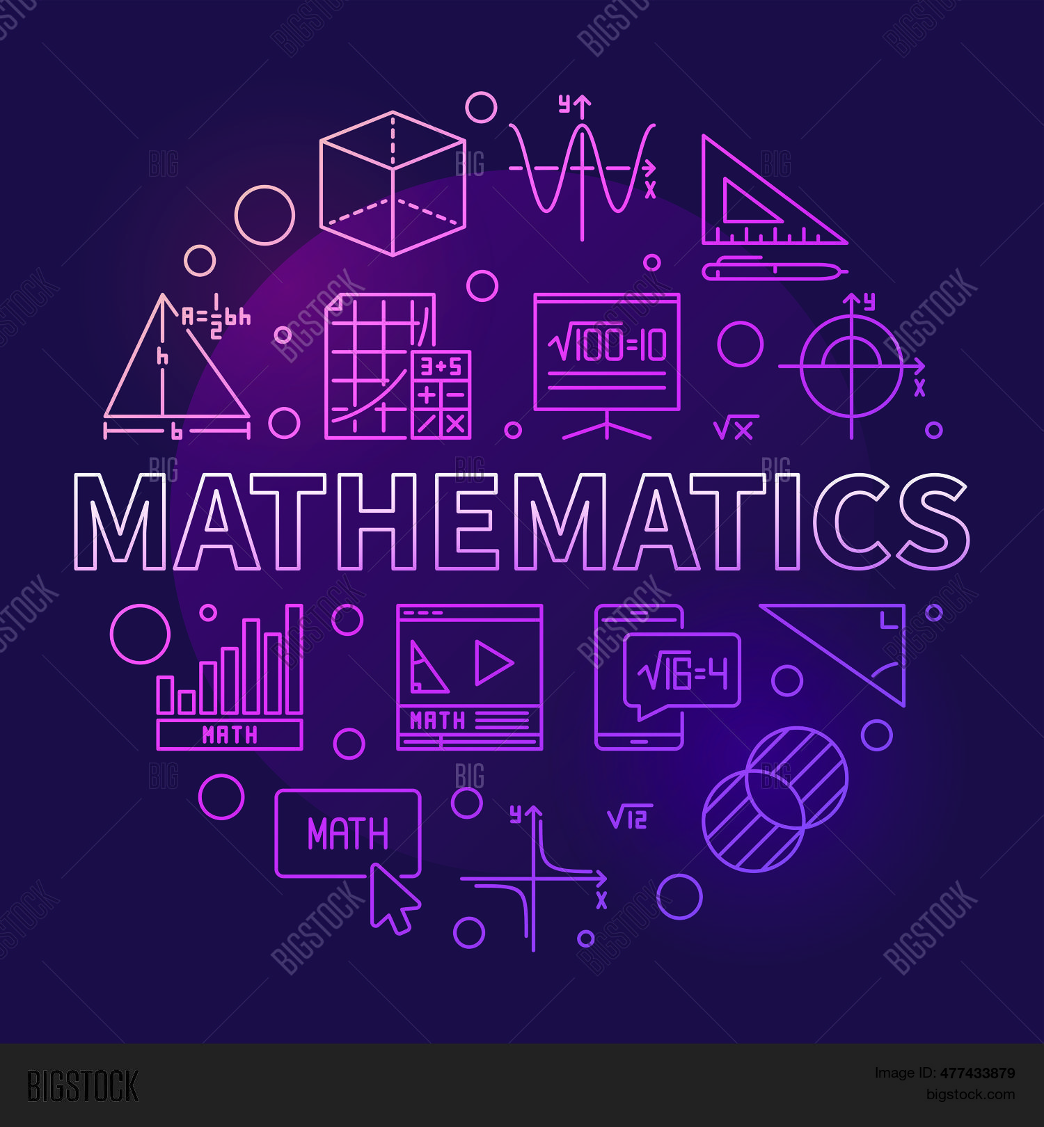 Mathematics Concept Vector & Photo (Free Trial) | Bigstock