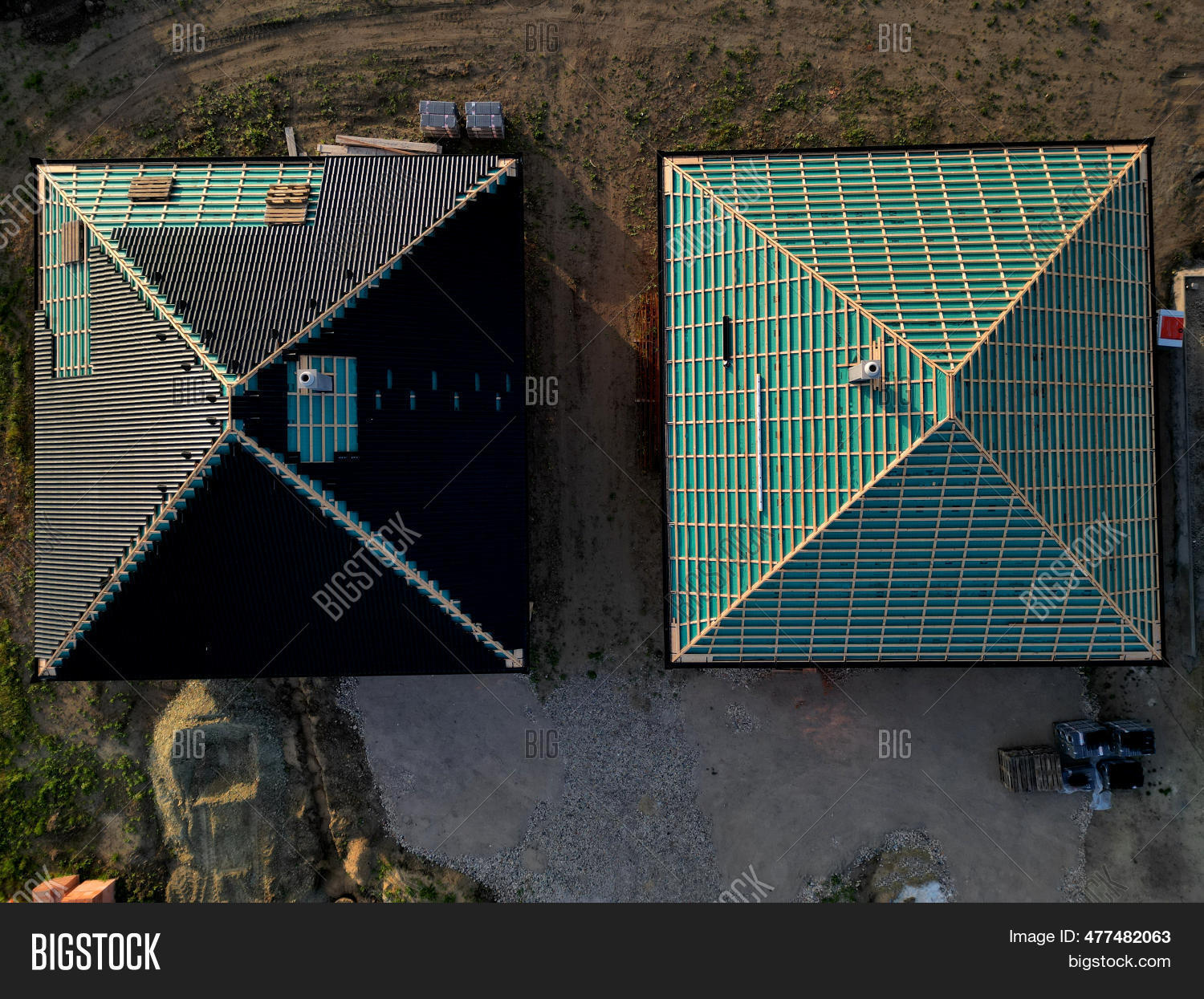 Finishing Laying Roof Image & Photo (Free Trial) | Bigstock