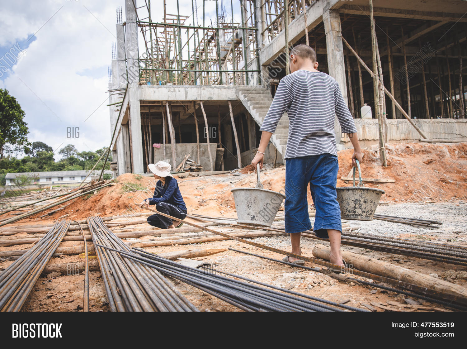 Poor Children Working Image & Photo (Free Trial) | Bigstock