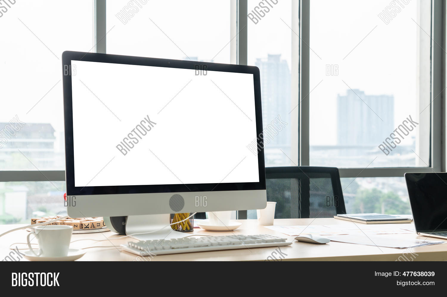 Empty Computer Monitor Image & Photo (Free Trial) | Bigstock