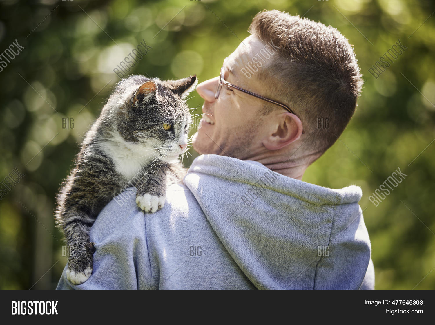Smiling Man Carrying Image & Photo (Free Trial) | Bigstock