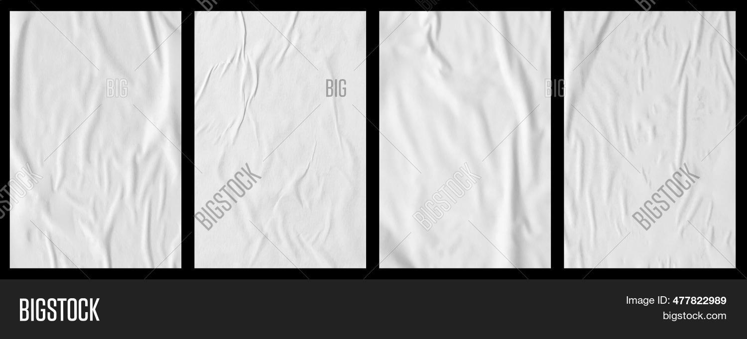 White Crumpled Creased Image & Photo (Free Trial) | Bigstock