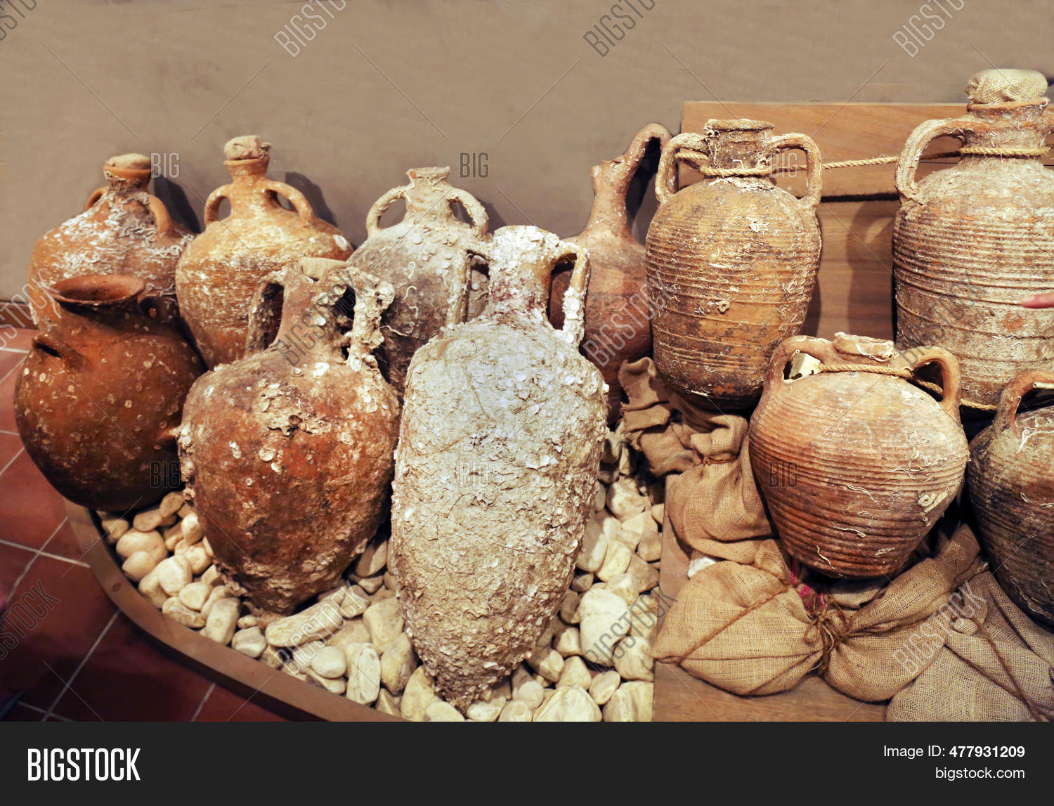 Clay Amphorae Vessels Image & Photo (Free Trial) | Bigstock