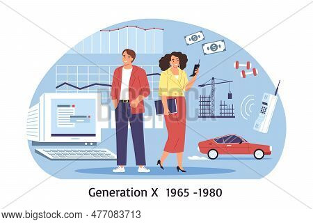 Generation X Vector & Photo (Free Trial) | Bigstock