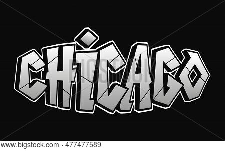 Chicago Word Graffiti Vector & Photo (Free Trial) | Bigstock