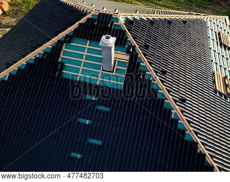 Finishing Laying Roof Image & Photo (Free Trial) | Bigstock