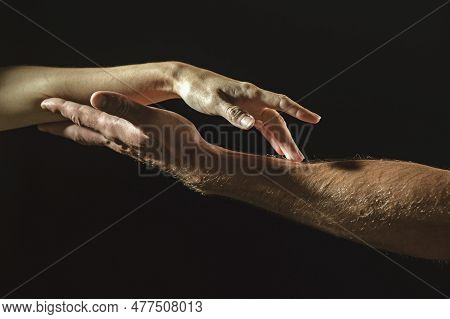 Reaching Touching Image & Photo (Free Trial) | Bigstock