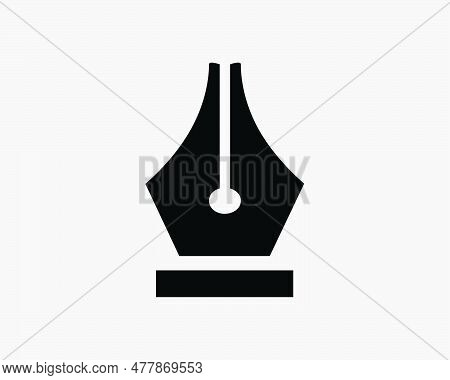 Fountain Pen Tip Icon Vector & Photo (Free Trial) | Bigstock