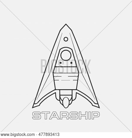Starship Logo. Space Vector & Photo (Free Trial) | Bigstock