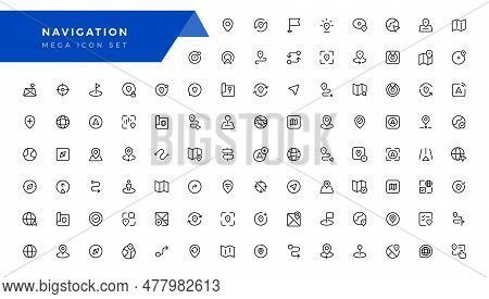 Location Icons Set. Vector & Photo (Free Trial) | Bigstock
