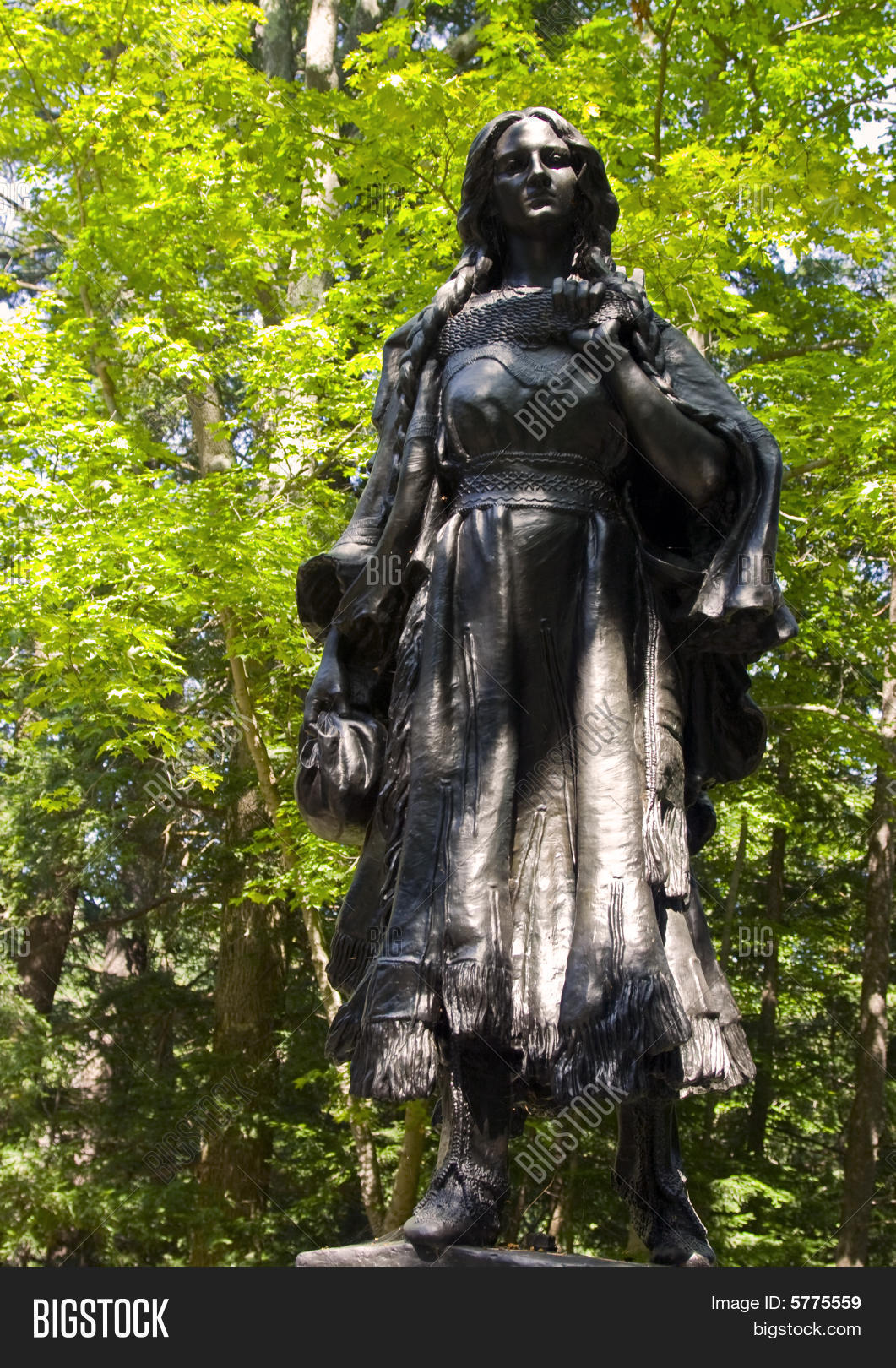 Statue Mary Jemison " Image & Photo (Free Trial) | Bigstock