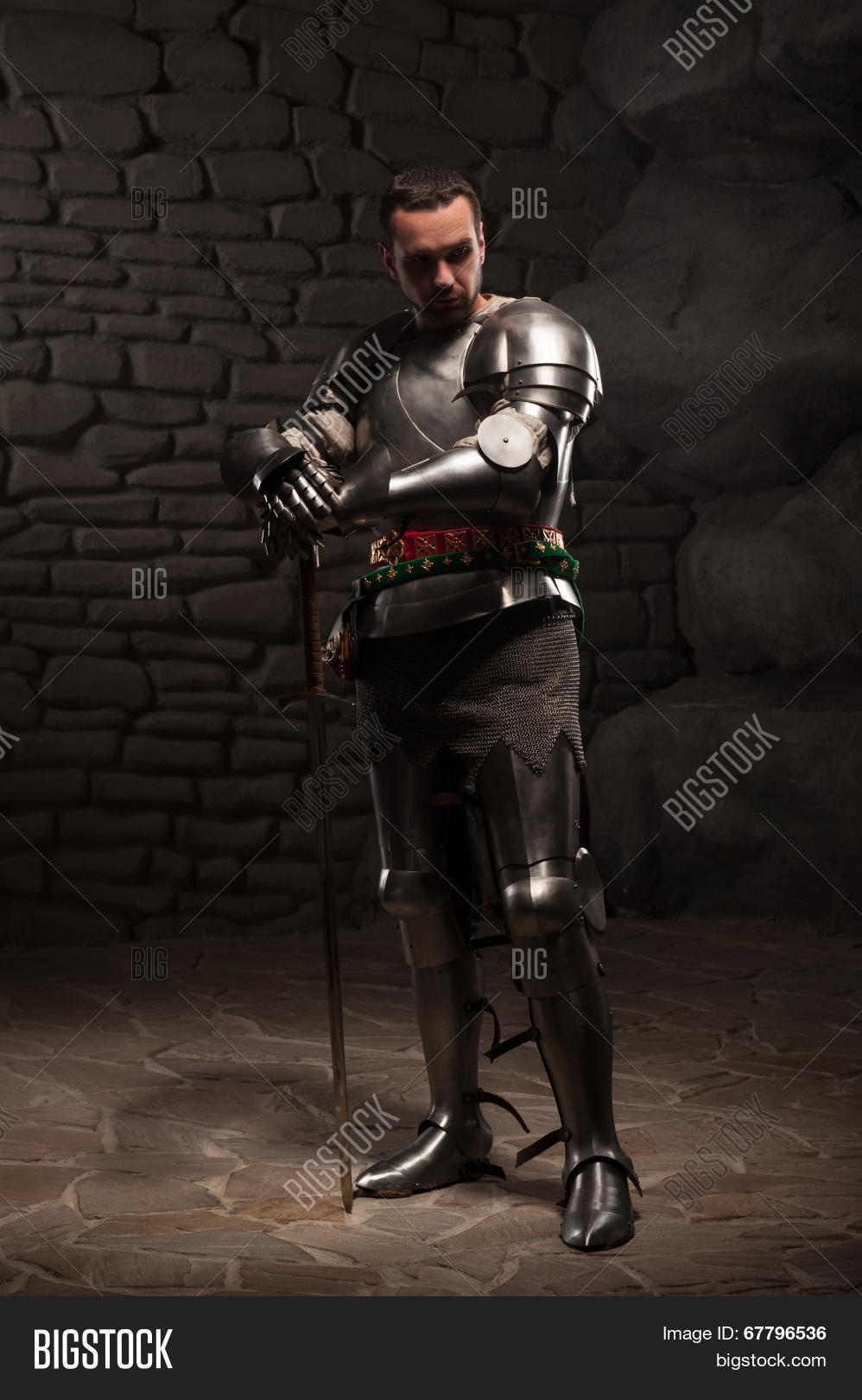 Medieval Knight Posing Image & Photo (Free Trial) | Bigstock