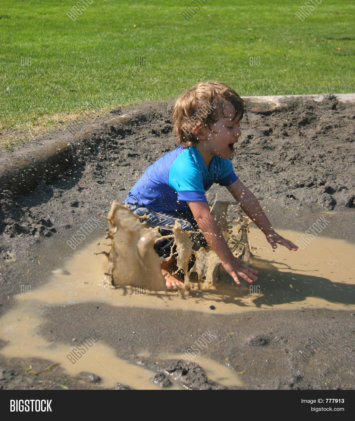 Mud Puddle Splash Image & Photo (Free Trial) | Bigstock