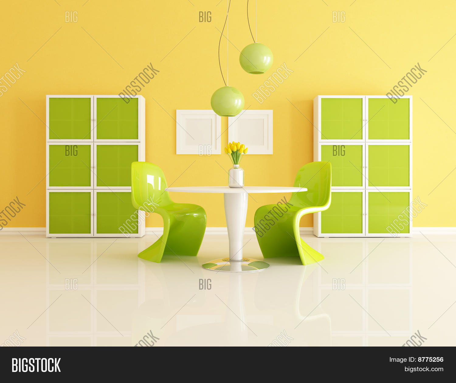 Green Yellow Dining Image & Photo (Free Trial) | Bigstock