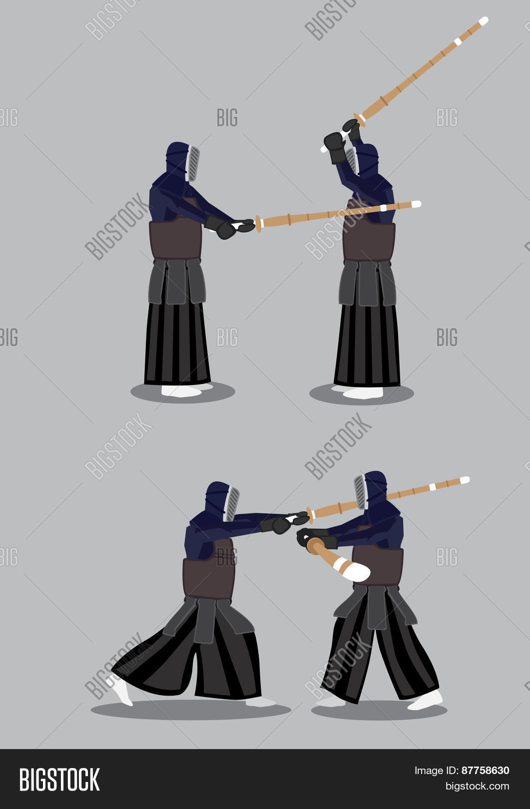 Kendo Martial Arts Vector & Photo (Free Trial) | Bigstock