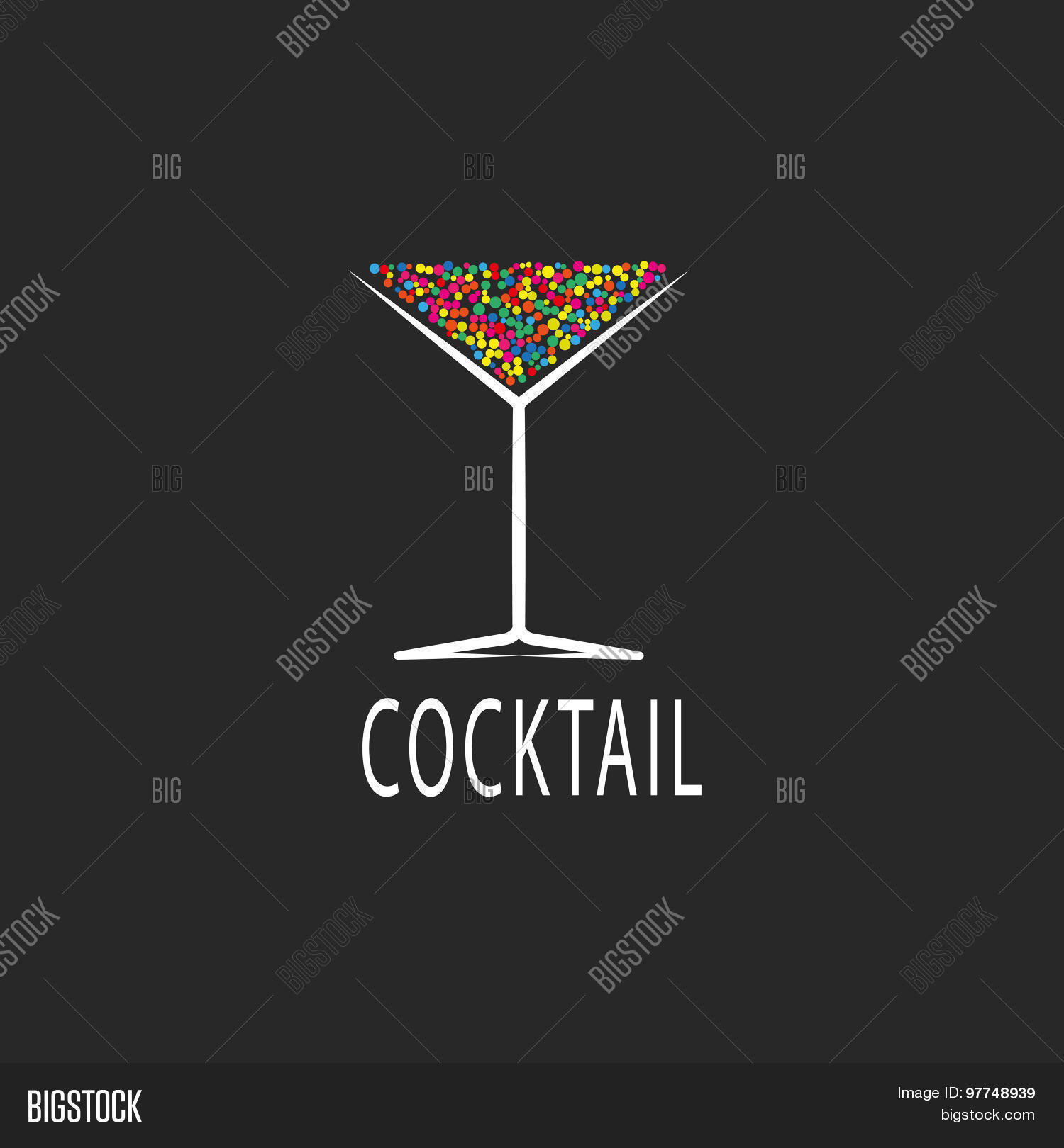 Cocktail Party Logo, Vector & Photo (Free Trial) | Bigstock