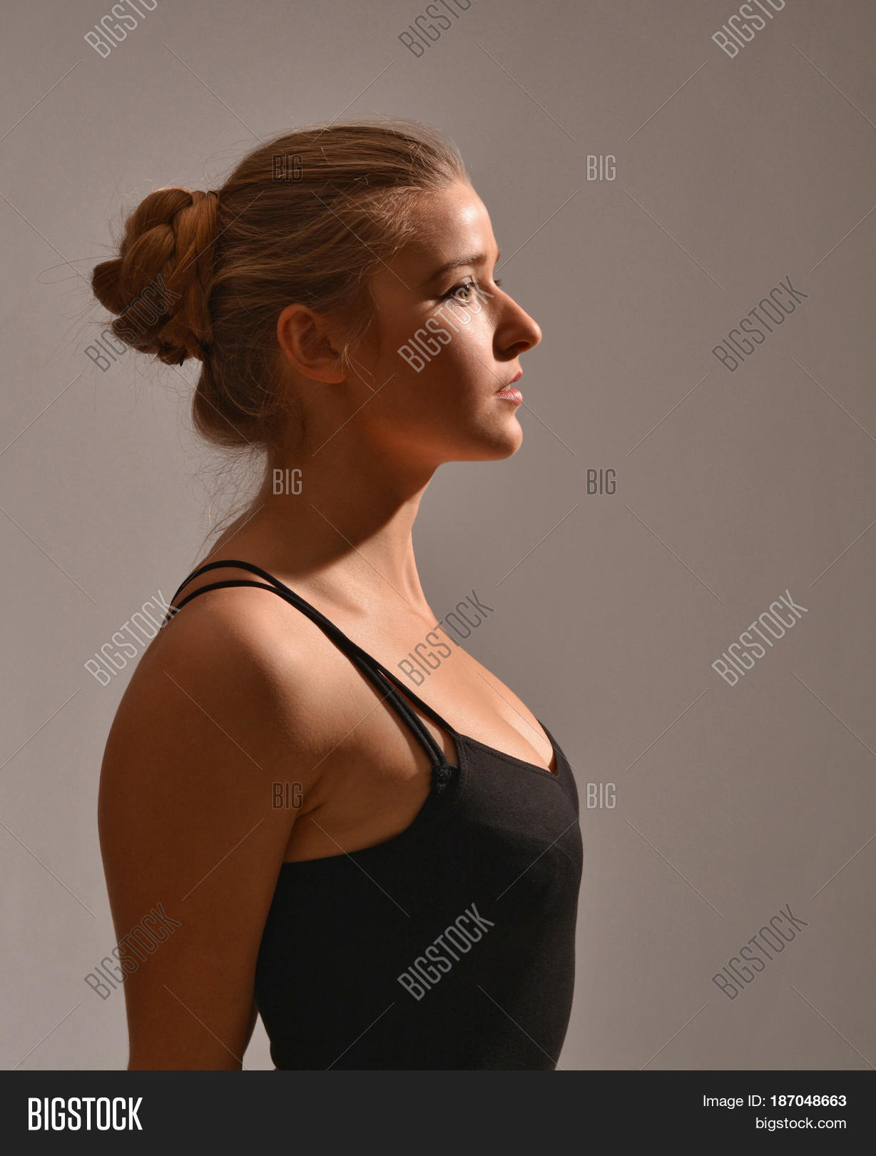 Girl Side Profile Hair