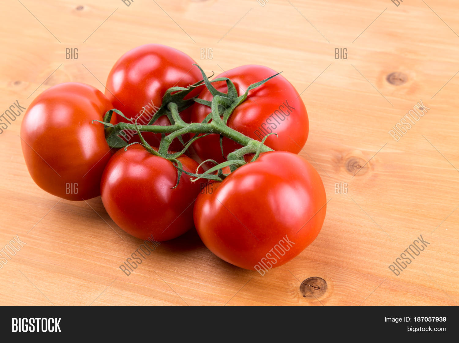 Five Ripe Tomatoes Image & Photo (Free Trial) | Bigstock