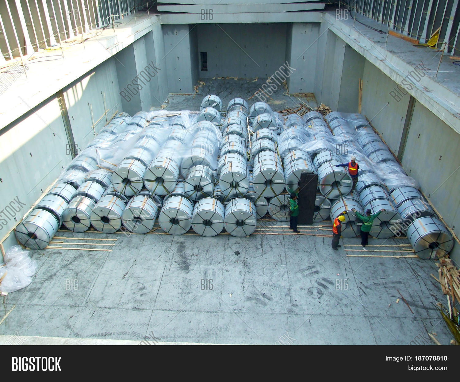 Stowage Steel Coil Image & Photo (Free Trial) | Bigstock