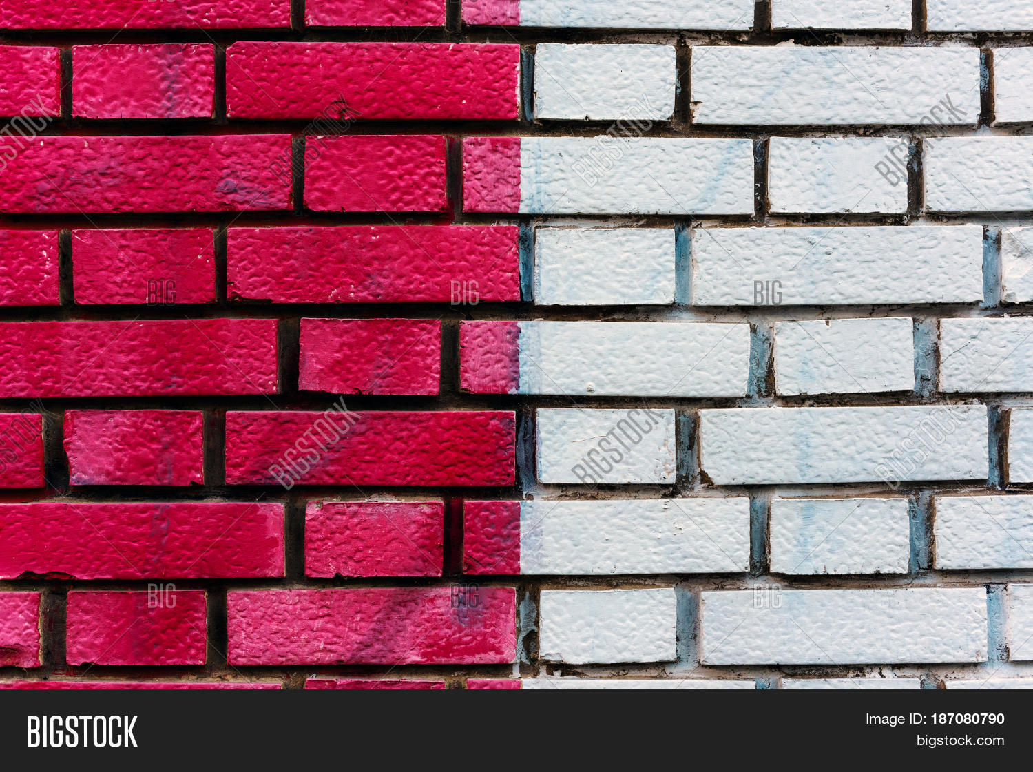 Red White Painted Image & Photo (Free Trial) | Bigstock
