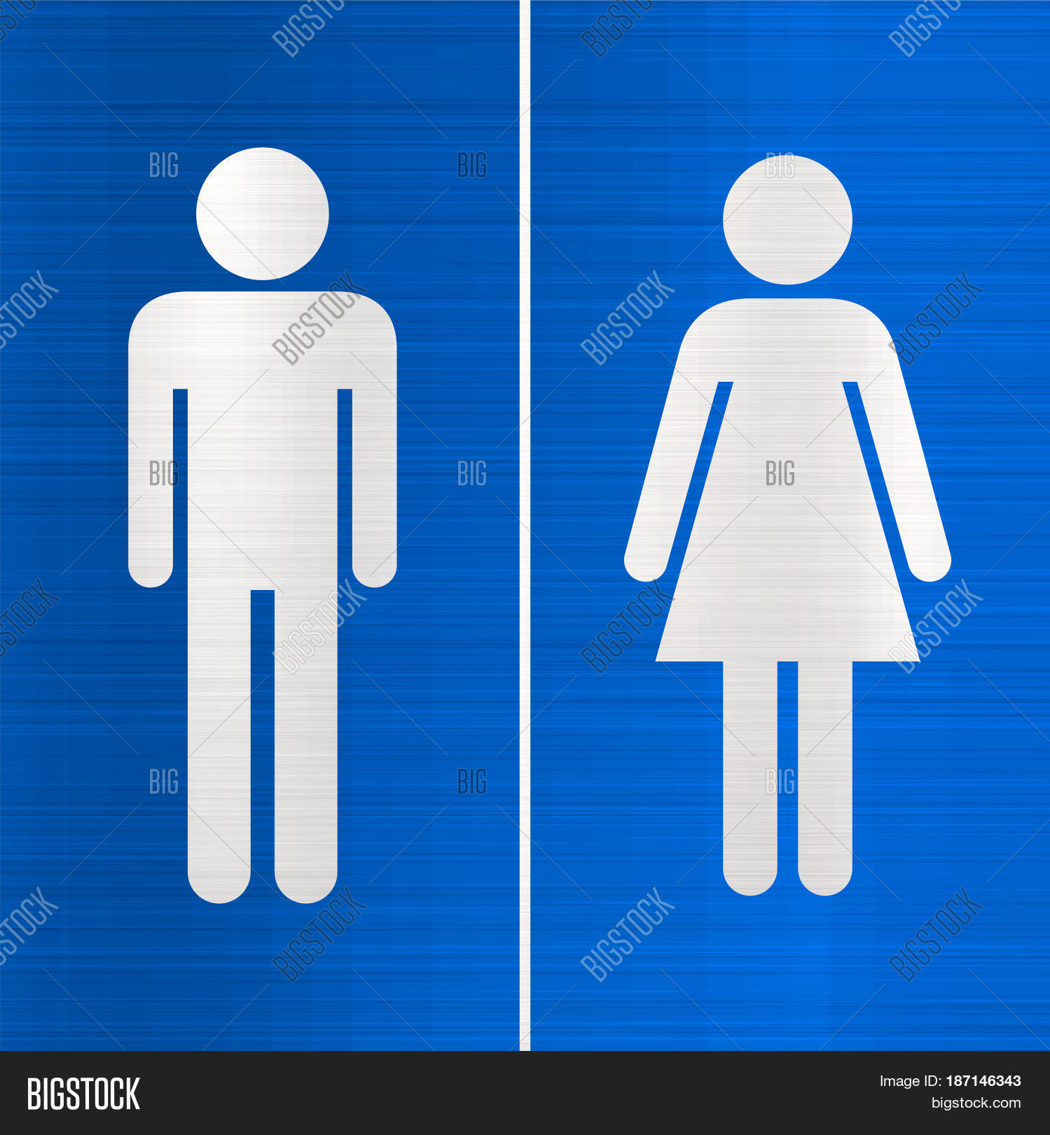Toilet Sign Blue Wc Image & Photo (Free Trial) | Bigstock