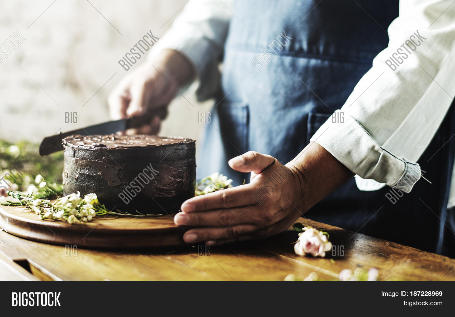 Baker Man Using Image & Photo (Free Trial) | Bigstock