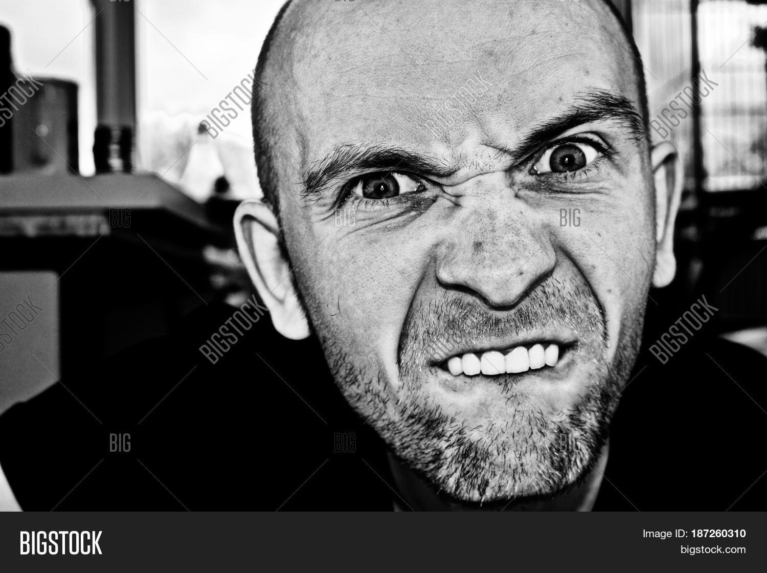 Strange Man Face Eyes Image & Photo (Free Trial) | Bigstock