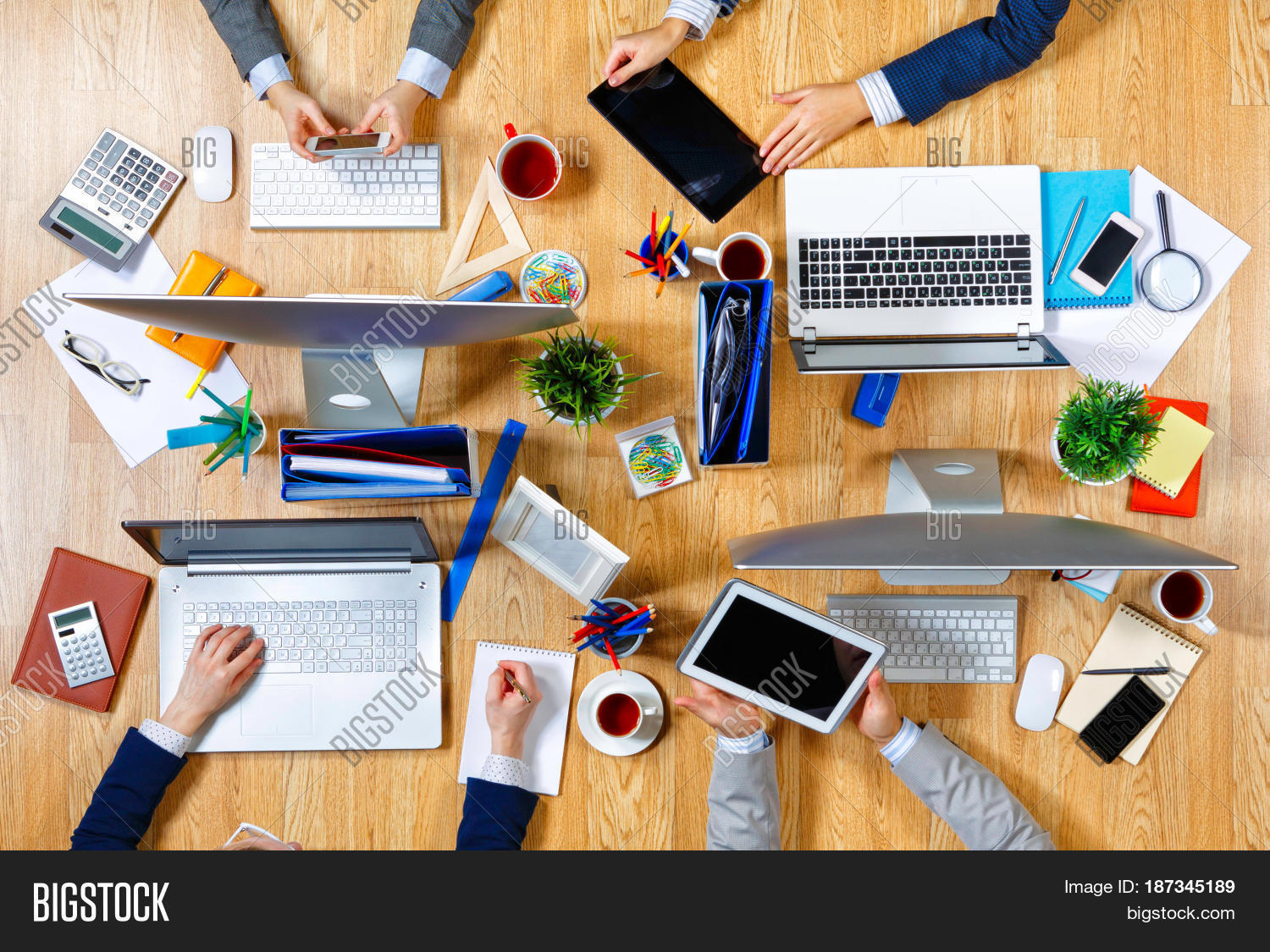 Interacting Team Image & Photo (Free Trial) | Bigstock