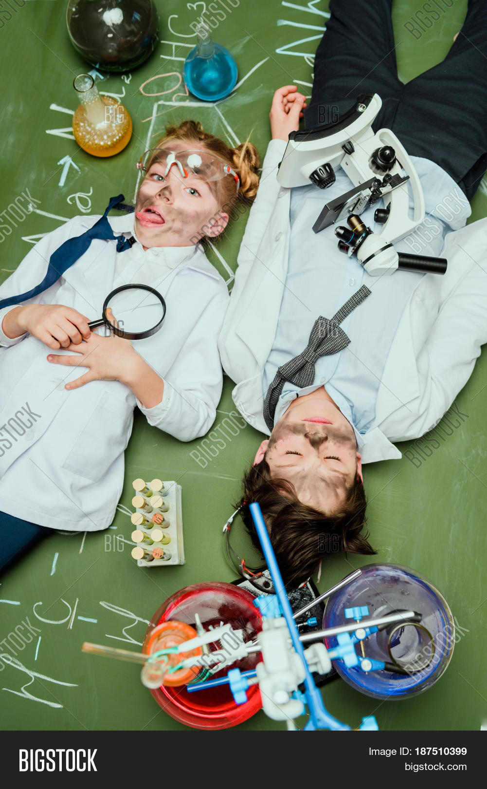 Elevated View Kids Lab Image & Photo (Free Trial) | Bigstock