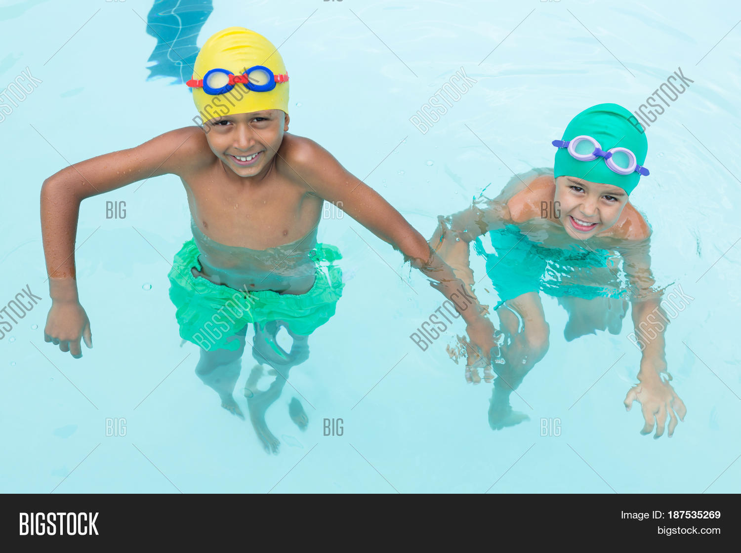 Portrait Two Smiling Image & Photo (Free Trial) | Bigstock