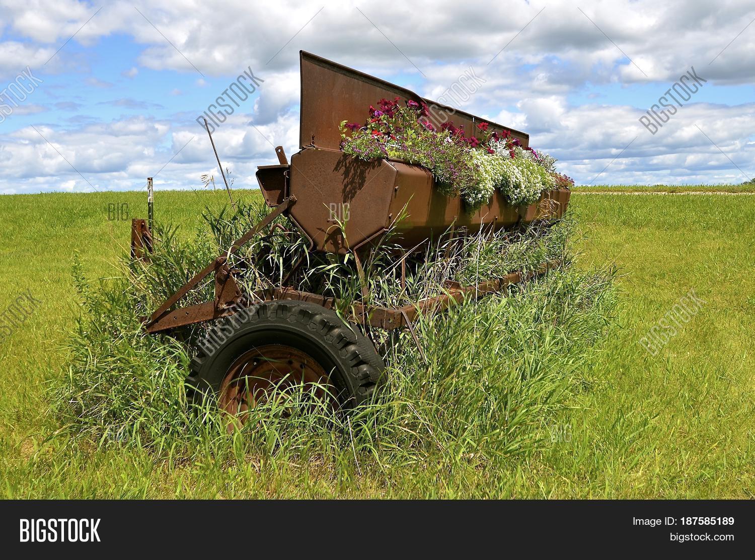Old Grain Drill Metal Image & Photo (Free Trial) | Bigstock