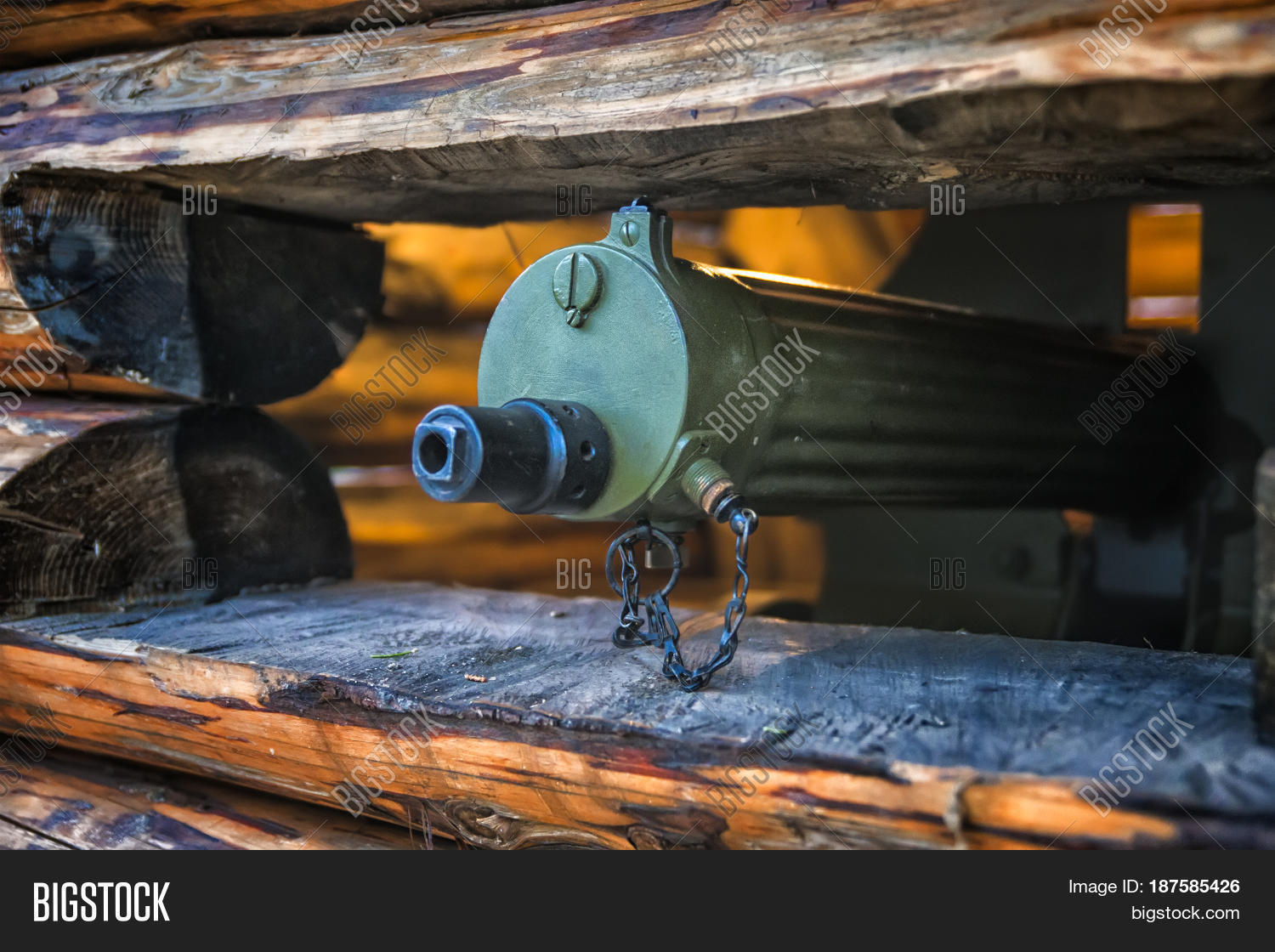 Barrel Machine Gun Image & Photo (Free Trial) | Bigstock