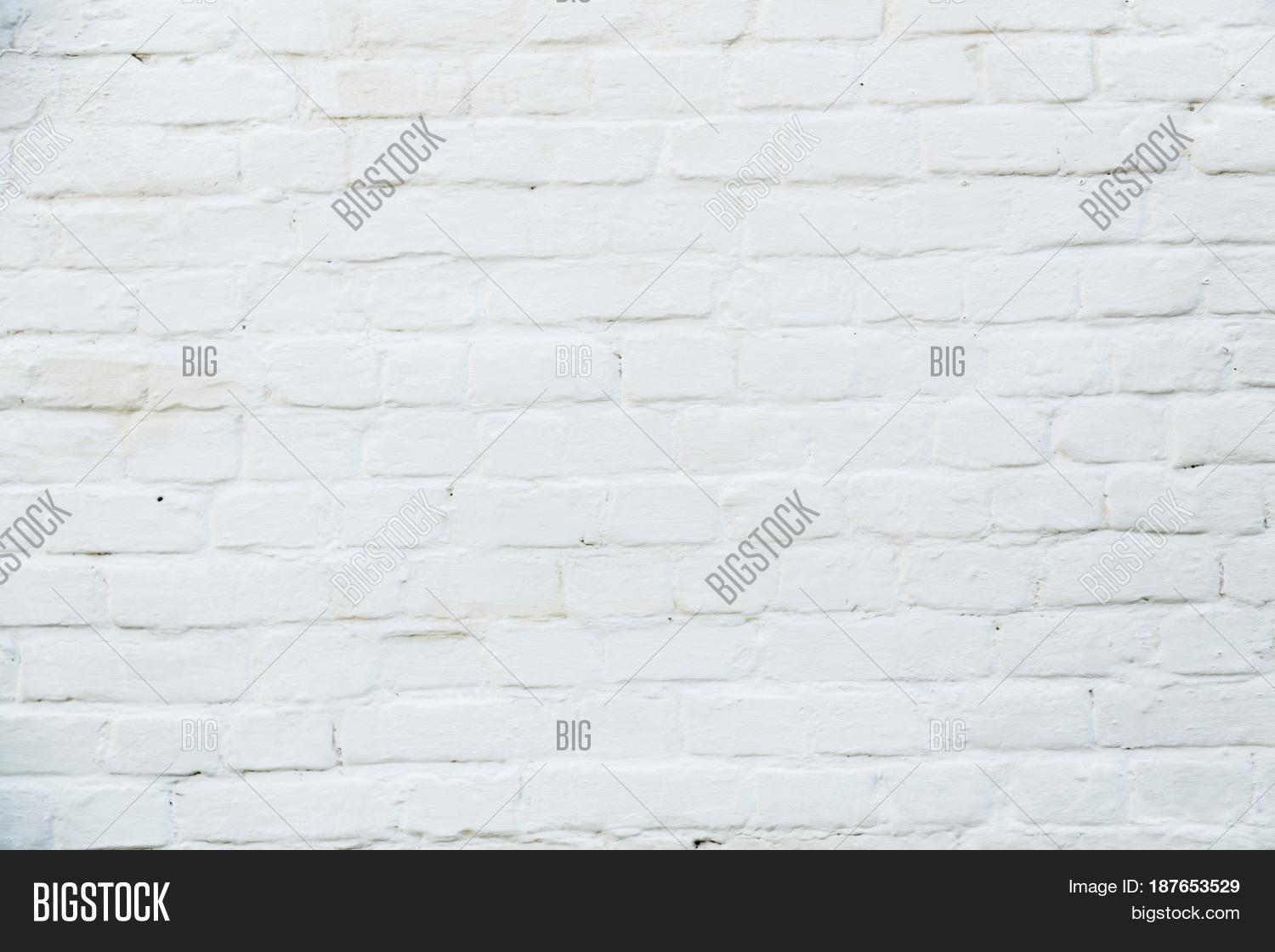 Old White Brick Wall Image & Photo (Free Trial) | Bigstock