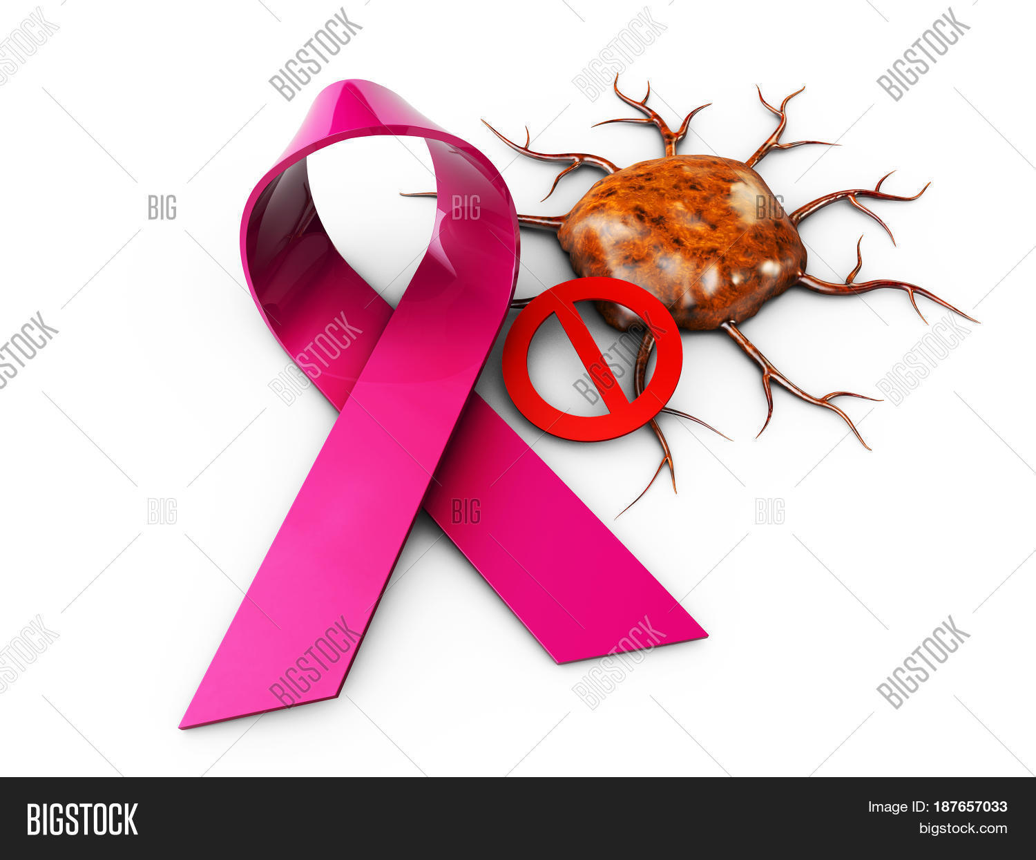Cancer Cells Stop Sign Image & Photo (Free Trial) | Bigstock