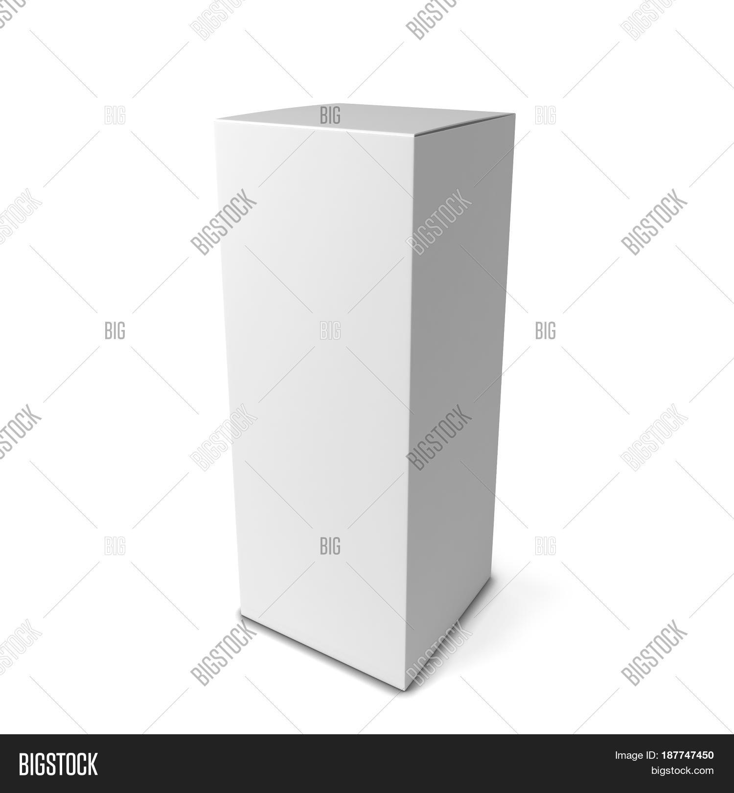 Blank Tall Box Image & Photo (Free Trial) | Bigstock