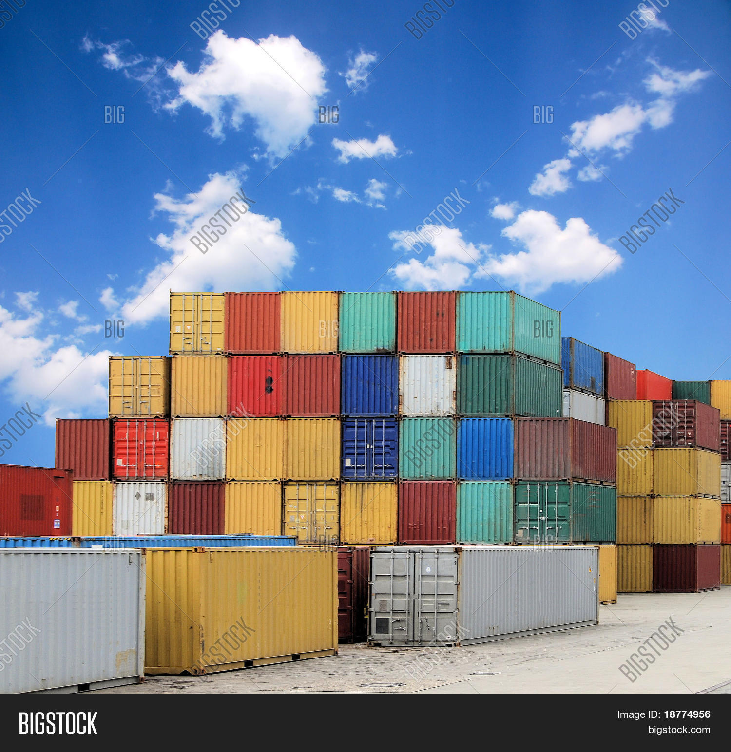 Colorful Container Image & Photo (Free Trial) | Bigstock