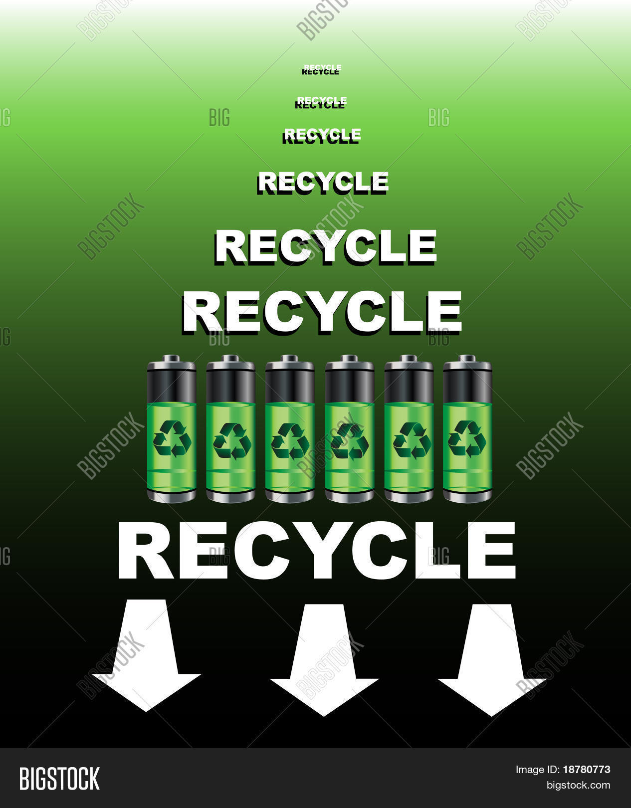 Poster Battery Vector & Photo (Free Trial) | Bigstock