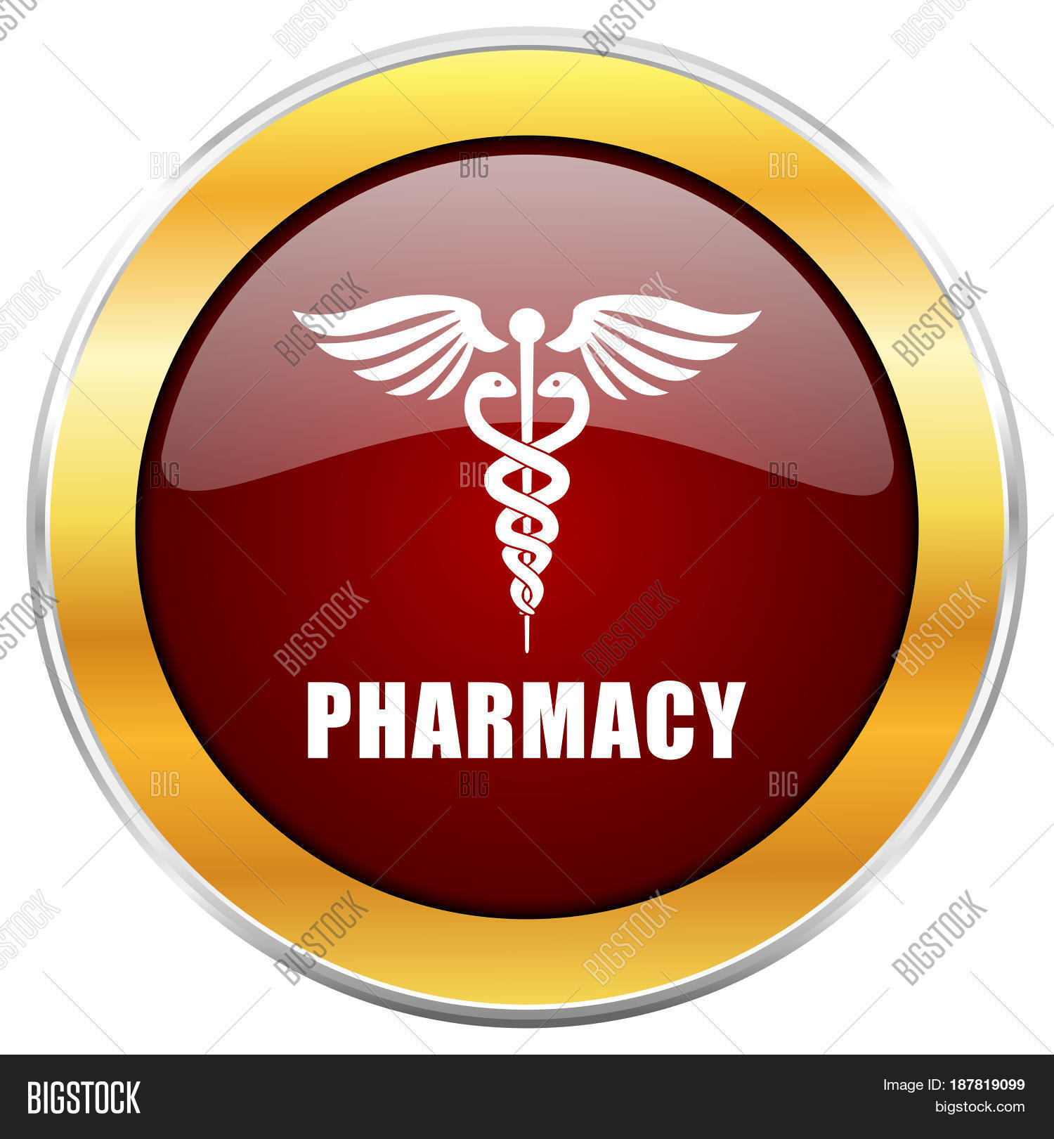 Pharmacy Red Web Icon Image & Photo (Free Trial) | Bigstock
