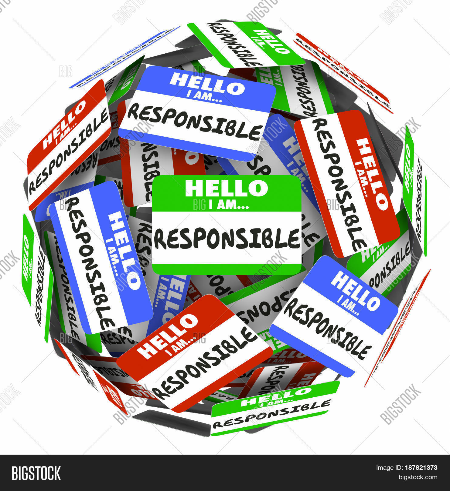 Hello Responsible Name Image & Photo (Free Trial) | Bigstock