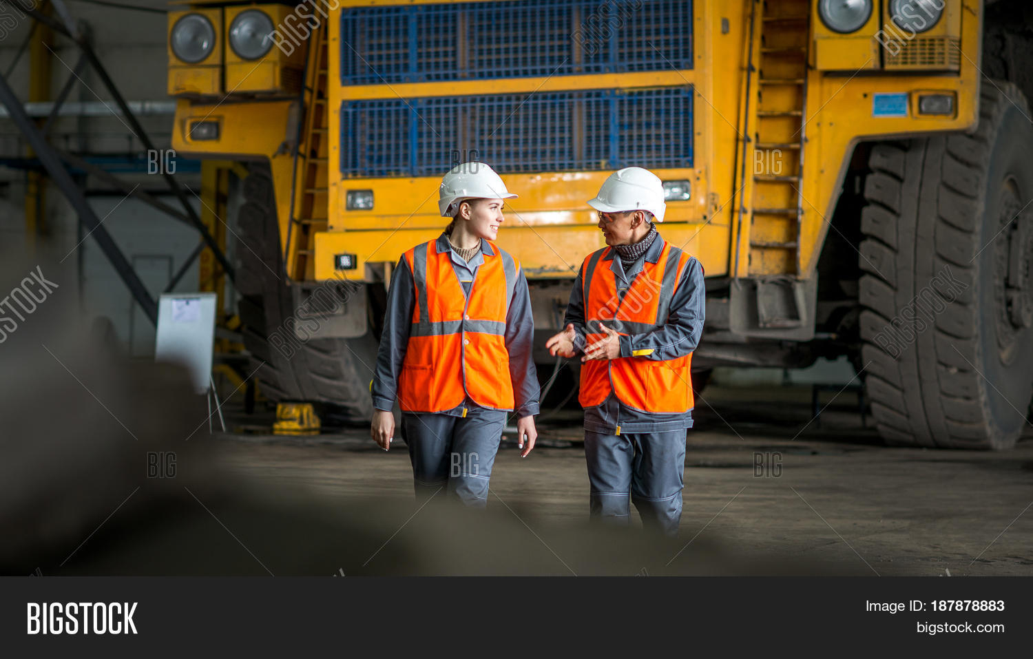 Mining Workers Front Image & Photo (Free Trial) | Bigstock