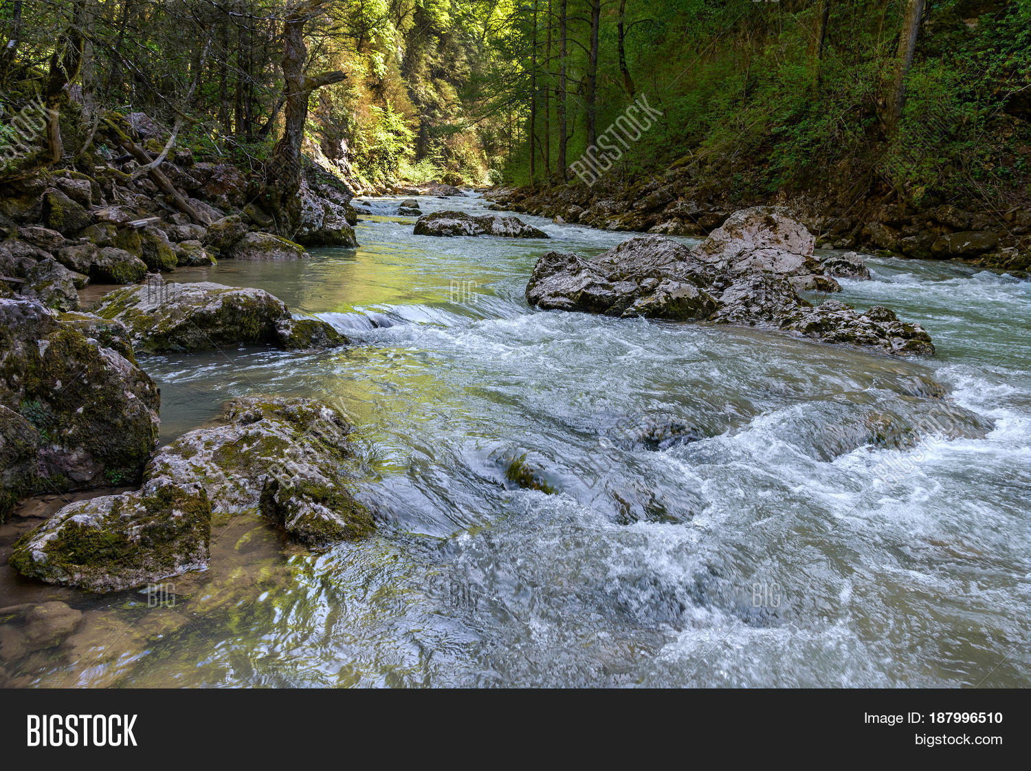 Mountain River Flowing Image & Photo (Free Trial) | Bigstock