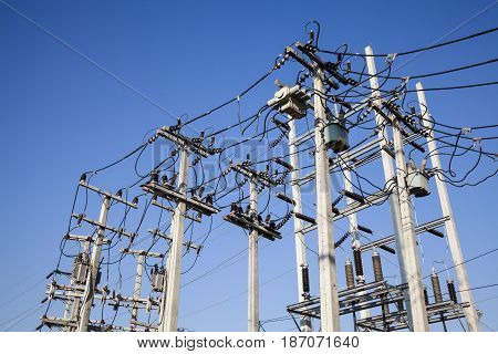 Electrical Power Poles Image & Photo (Free Trial) | Bigstock