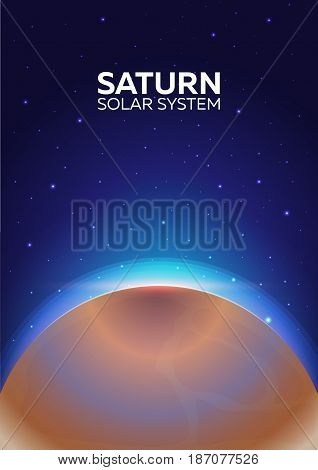 Poster Planet Saturn Vector & Photo (Free Trial) | Bigstock