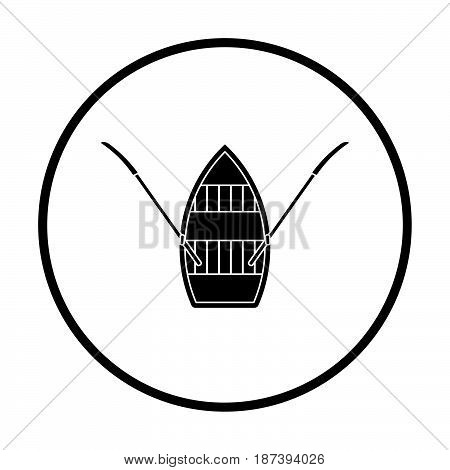 Paddle Boat Icon Vector & Photo (Free Trial) | Bigstock