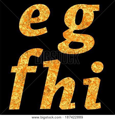 Yellow Letters Vector & Photo (Free Trial) | Bigstock