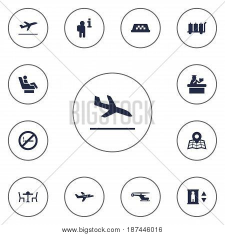 Set 13 Land Icons Set Vector & Photo (Free Trial) | Bigstock